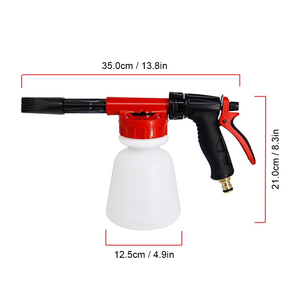 Car Wash Foam Gun Garden Hose Sprayer Foam Sprayer... – Grandado