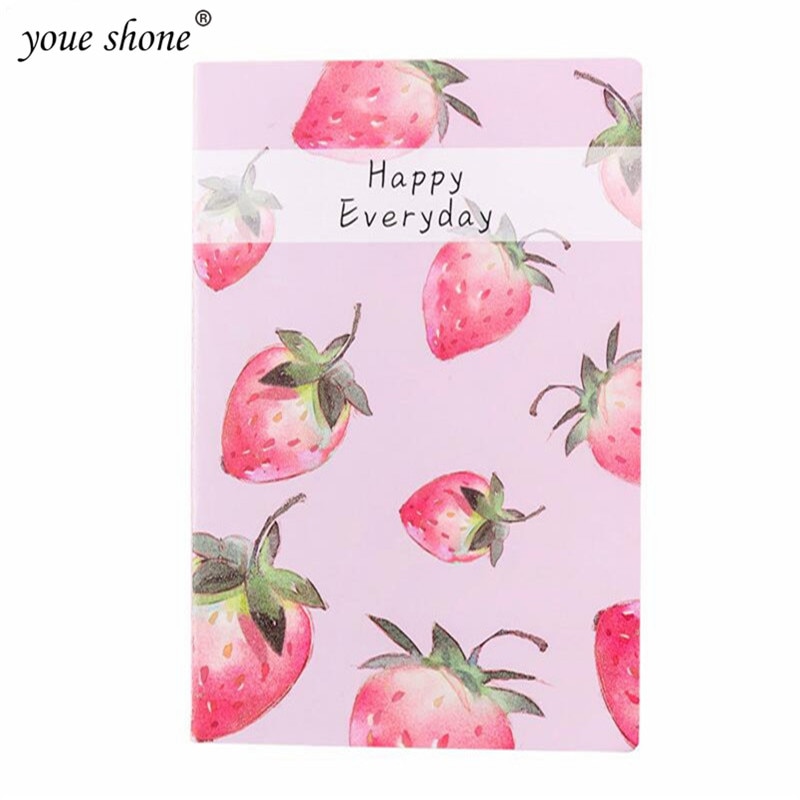 Youe shone 1pcs small fresh A5 fruit notebook Cute... – Grandado