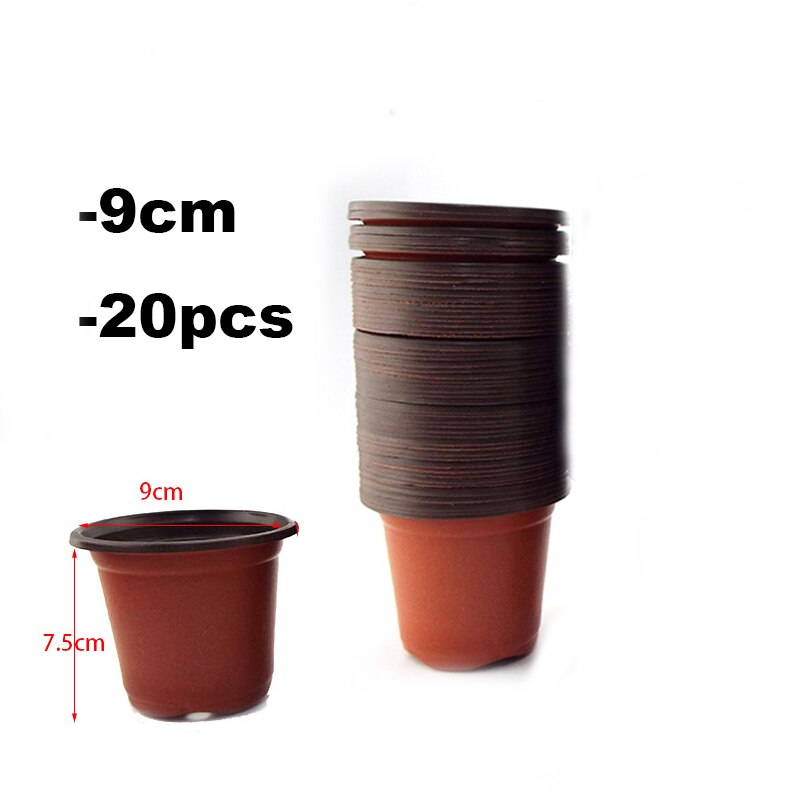 20pcs Garden Planter Nursery Plant Grow Pots Cup f... – Grandado
