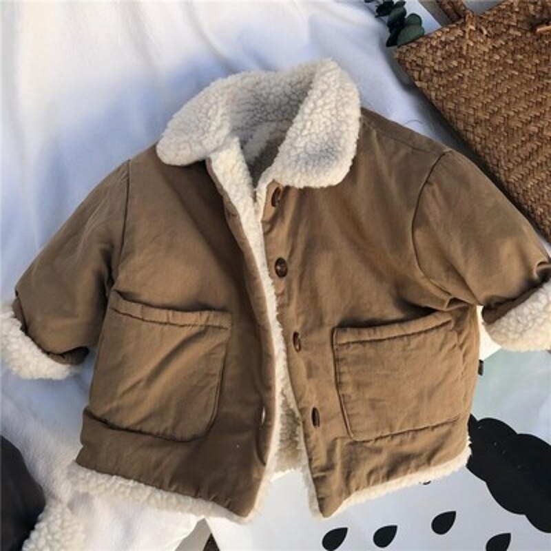 Boy Jackets Fleece Kids Coats Thickness Children O... – Grandado