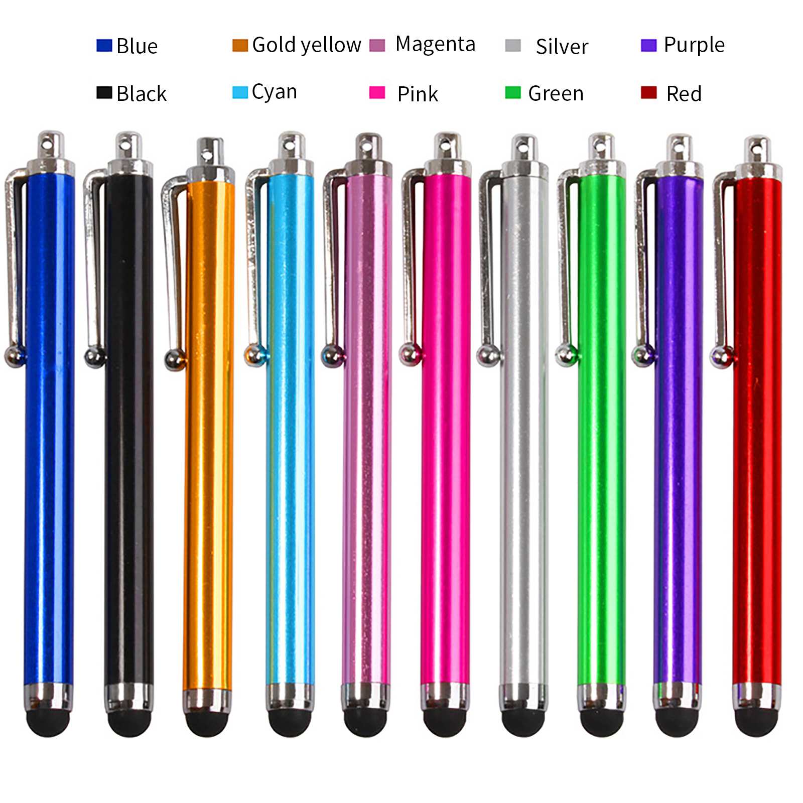 Stylet capacitif en métal 9mm, 10 pièces, stylos c... – Grandado