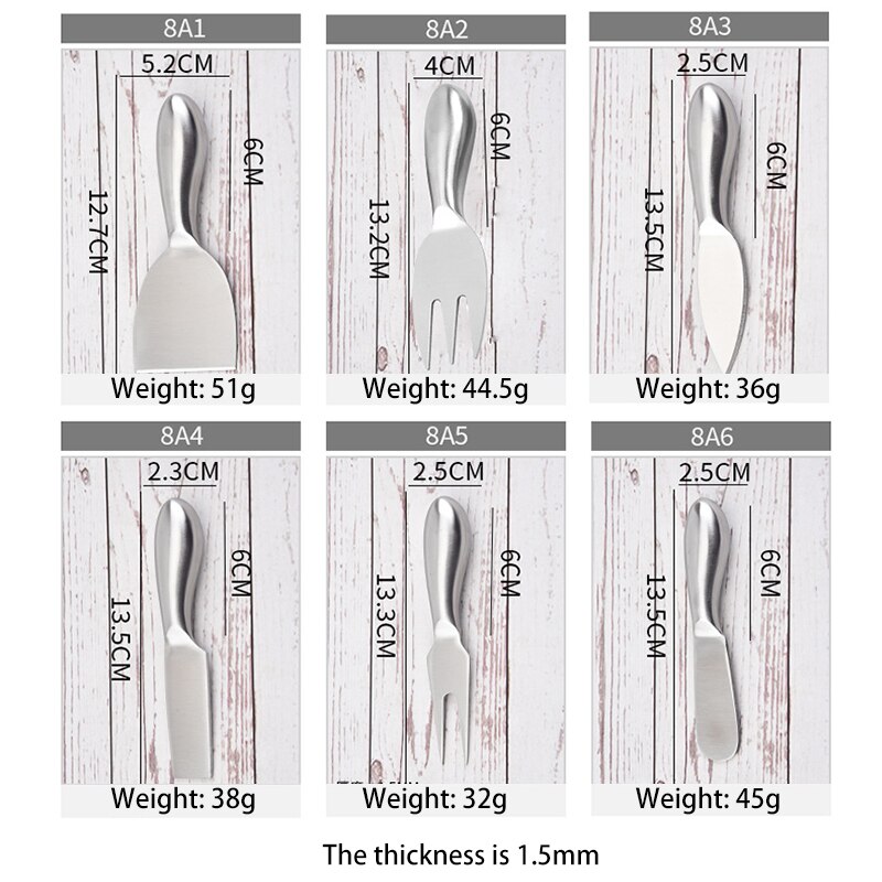 1Pcs Silver Kitchen Gadgets Cheese Cutlery Multi F... – Grandado