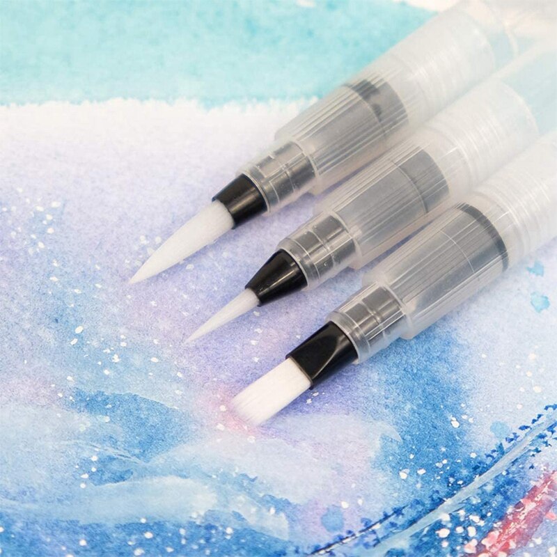 Water Brush Pen Set,9 PCS Water Tank Brush,Water B... – Grandado