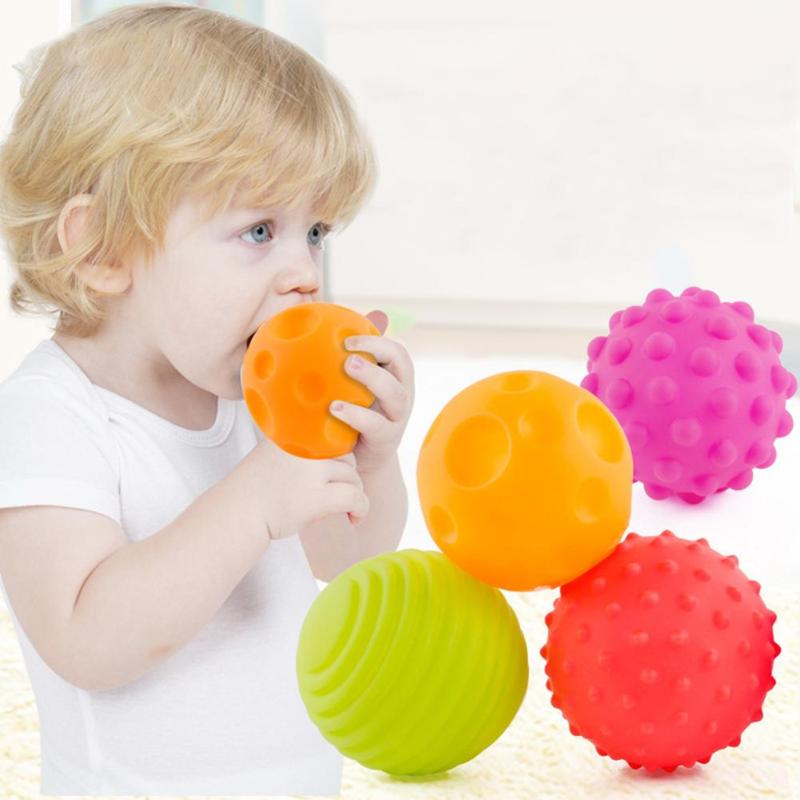 4pcs Textured Touch Hand Soft Training Balls Baby ... – Grandado