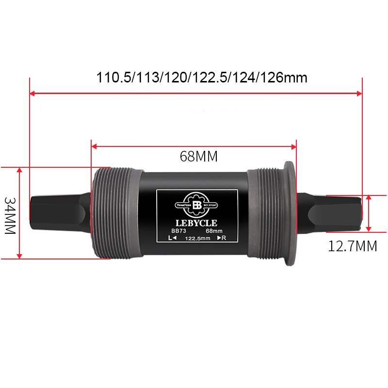 Bicycle Bottom Brackets 110.5/113/120/122.5/124/12... – Vicedeal