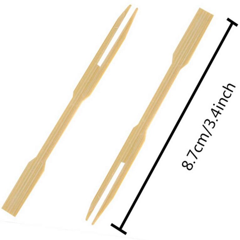 100Pcs Bamboo Forks Wooden Appetizer Forks for App... – Vicedeal