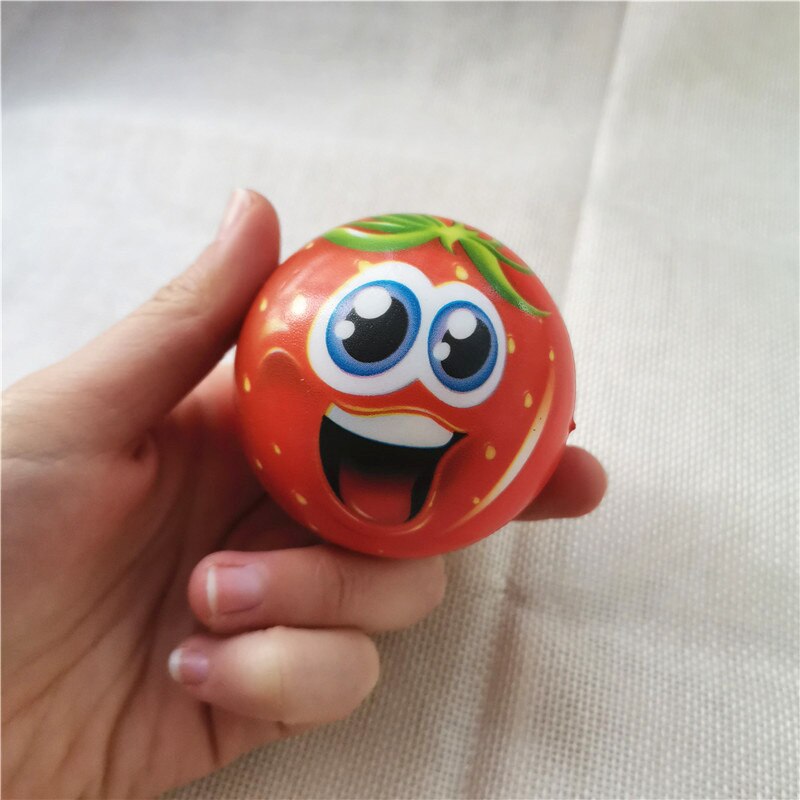 6.3cm Anti Stress Stress Balls Coloful Cute Fruits... – Grandado