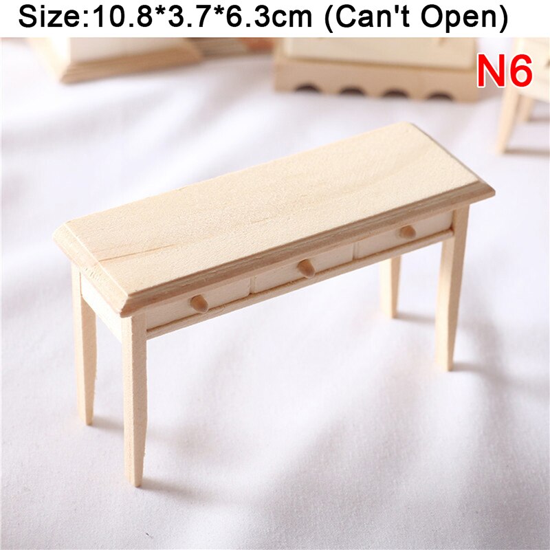Simulation Miniature Wooden Table Dressing Table C... – Grandado