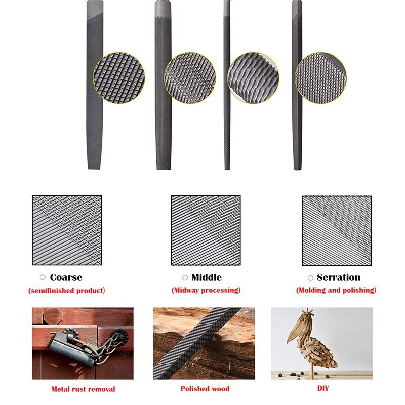 Alloy Steel File Set 16Pcs with Carry Case for for... – Grandado