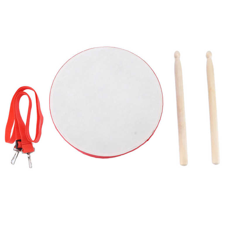 Toddlers Hand Drums Red White Toy Drum Set for Chi... – Grandado