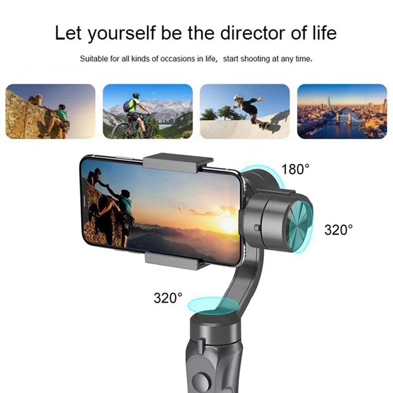 Gimbal 3 Axis USB Charging Video Record Support AP... – Grandado