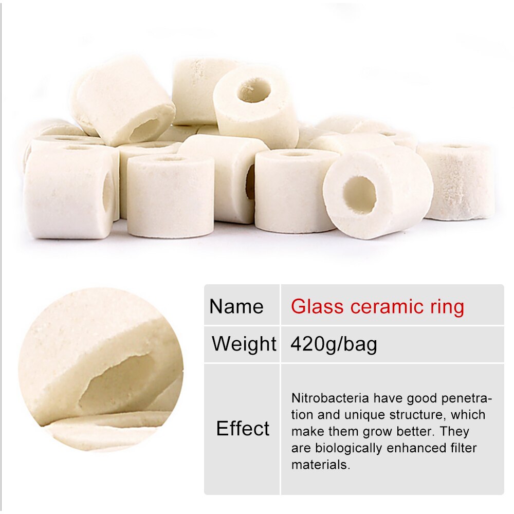 Aquarium Fish Tank Filter Media Ceramic Rings Acti... – Vicedeal