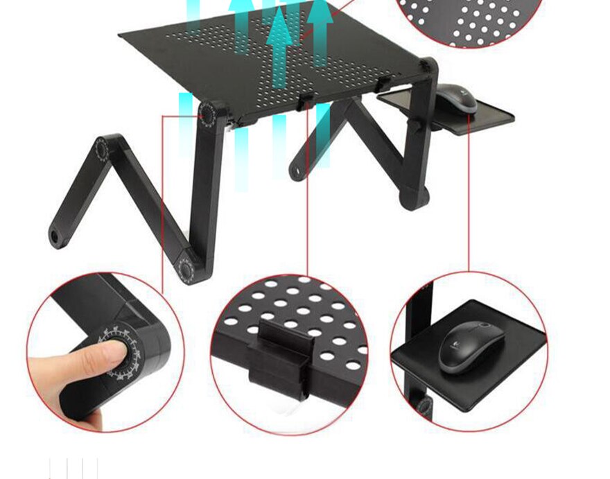 Draagbare Verstelbare Aluminium Laptop Bureau Ergo... – Grandado