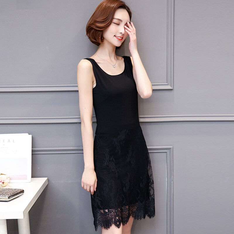 M -4xl plus size full slip kvinnor vår och sommar ... – Grandado