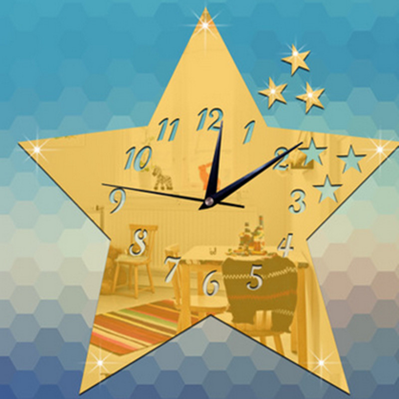Children bedroom quiet sitting room wall clock Art... – Grandado