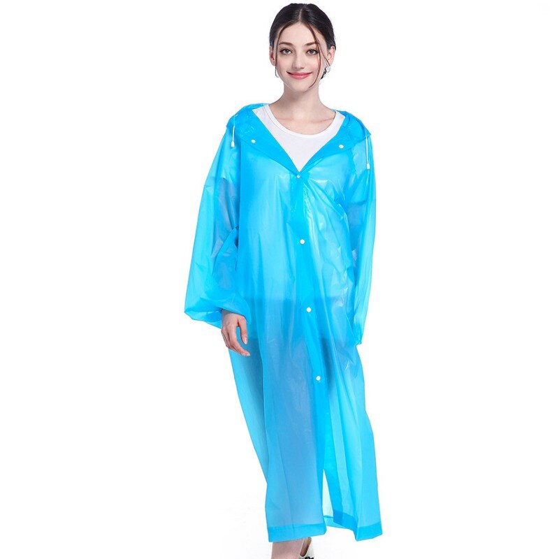 Women PEVA Raincoat Thickened Waterproof Raincoat ... – Grandado