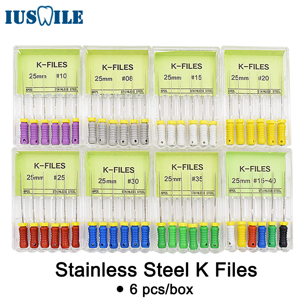 10 Boxes Stainless Steel K Files Dental Endo Files... – Vicedeal