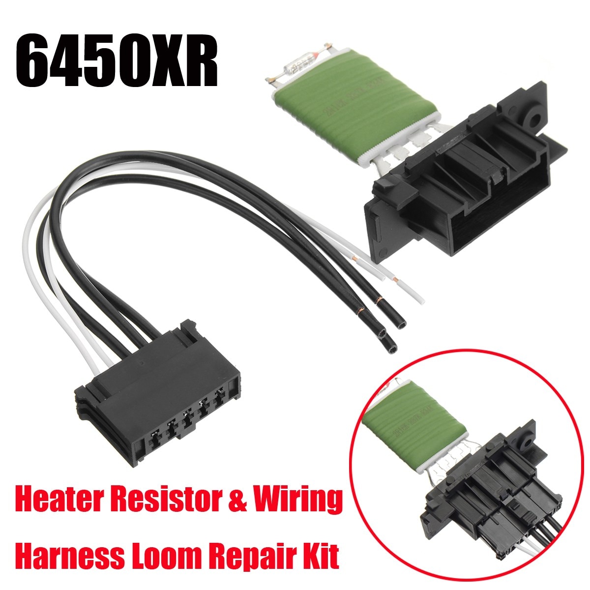 Heater Resistor Wiring Harness Loom Repair Kit Con... – Vicedeal