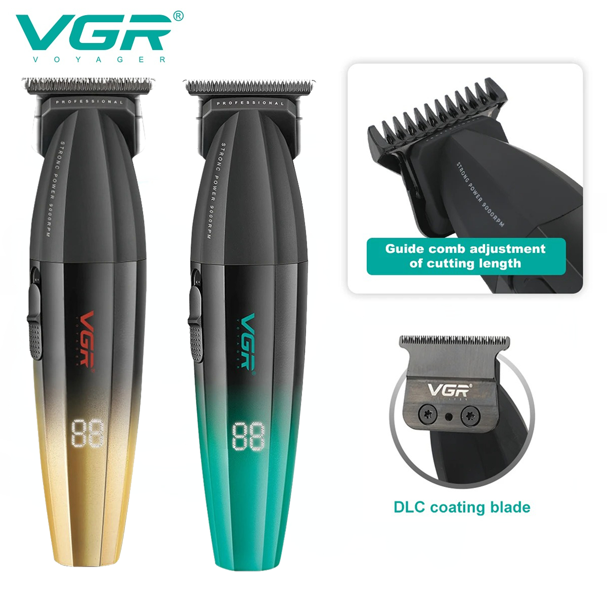 VGR tondeuse professionnelle coiffeur tondeuse bar... – Grandado