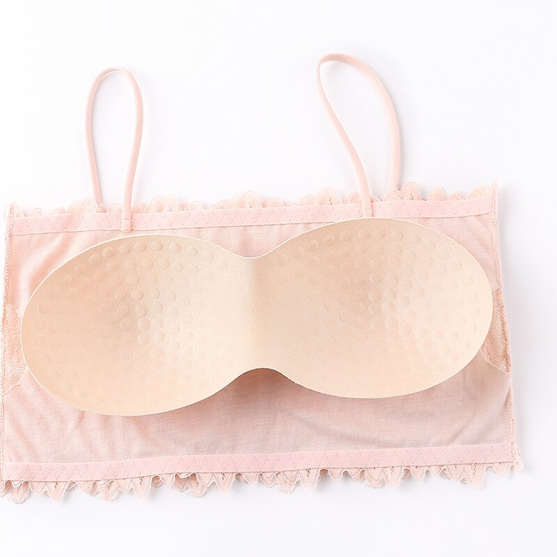 Lace Bra for Small Breasts Kids Girl Solid Bra Top... – Grandado