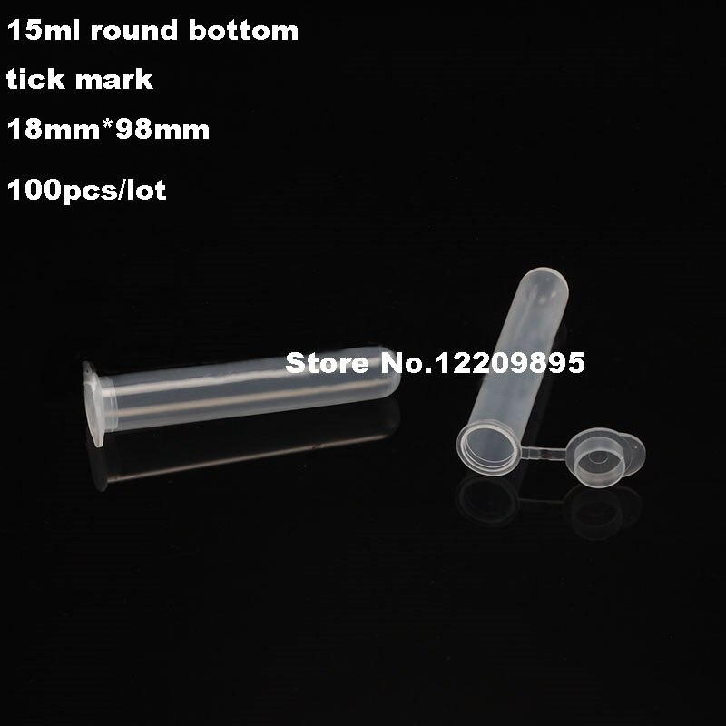 100pcs/lot 15ml Plastic centrifuge tube Test Tubin... – Vicedeal