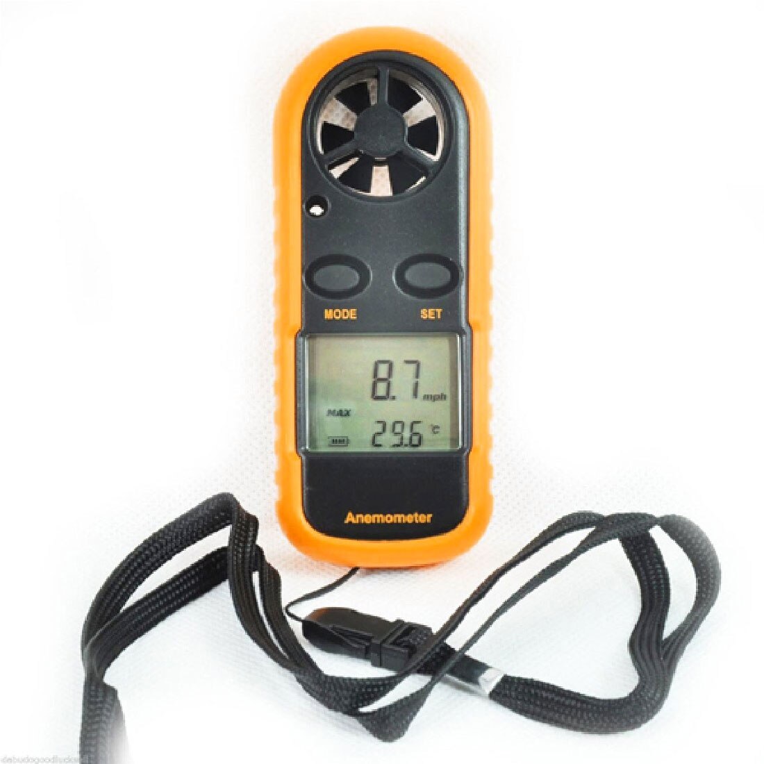 LCD Digital Anemometer Thermometer Portable 30m/s ... – Grandado