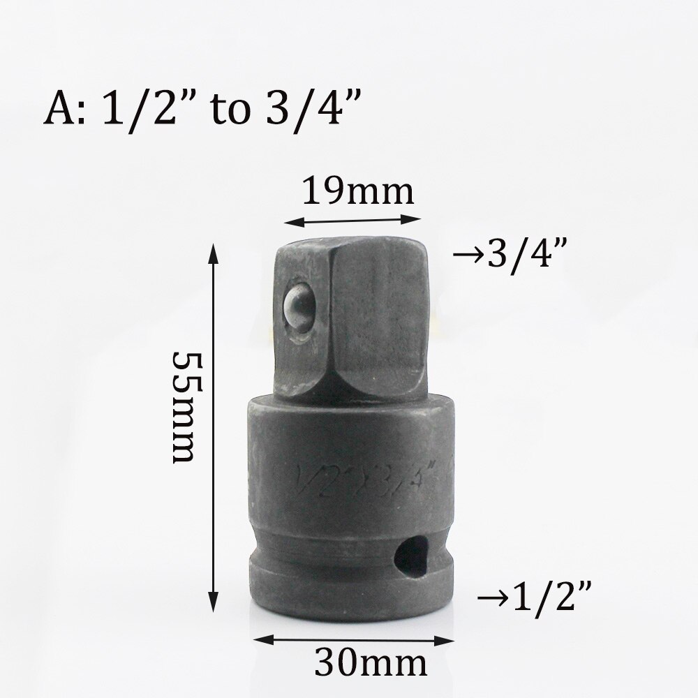 Heavy Duty Impact Socket Ratchet Converter Adapter... – Grandado