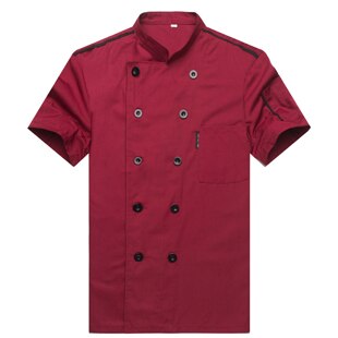 Short-sleeved Chef service Hotel working wear Rest... – Vicedeal