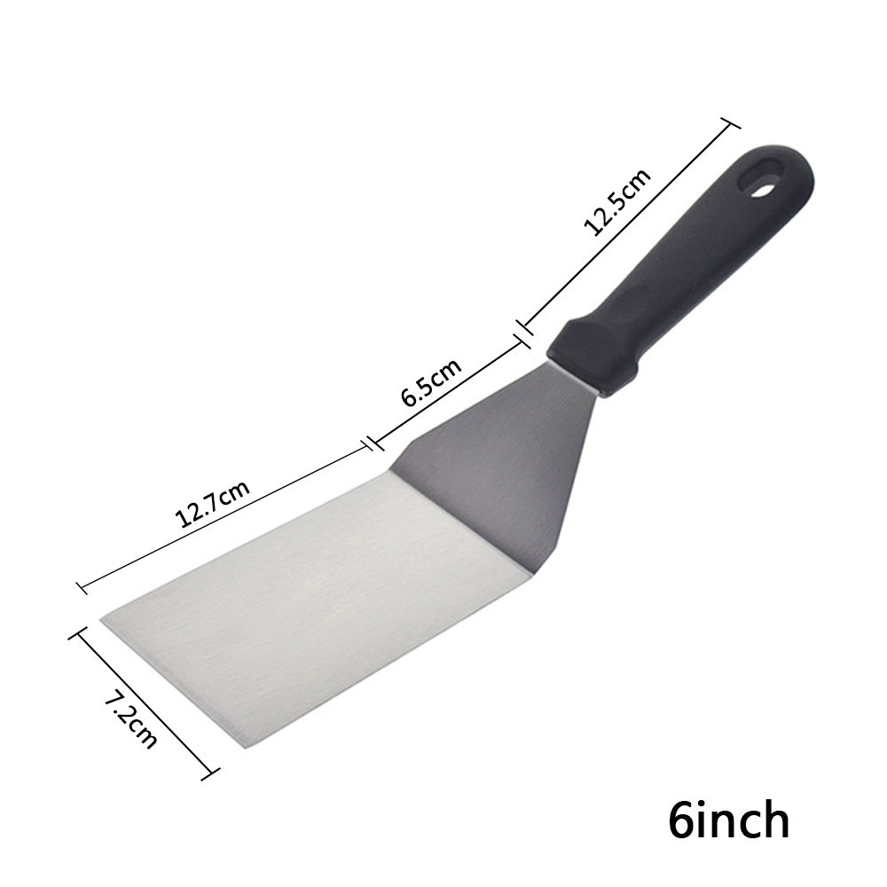 304 Stainless Steel Flat Top Grill Grill Spatula &... – Vicedeal