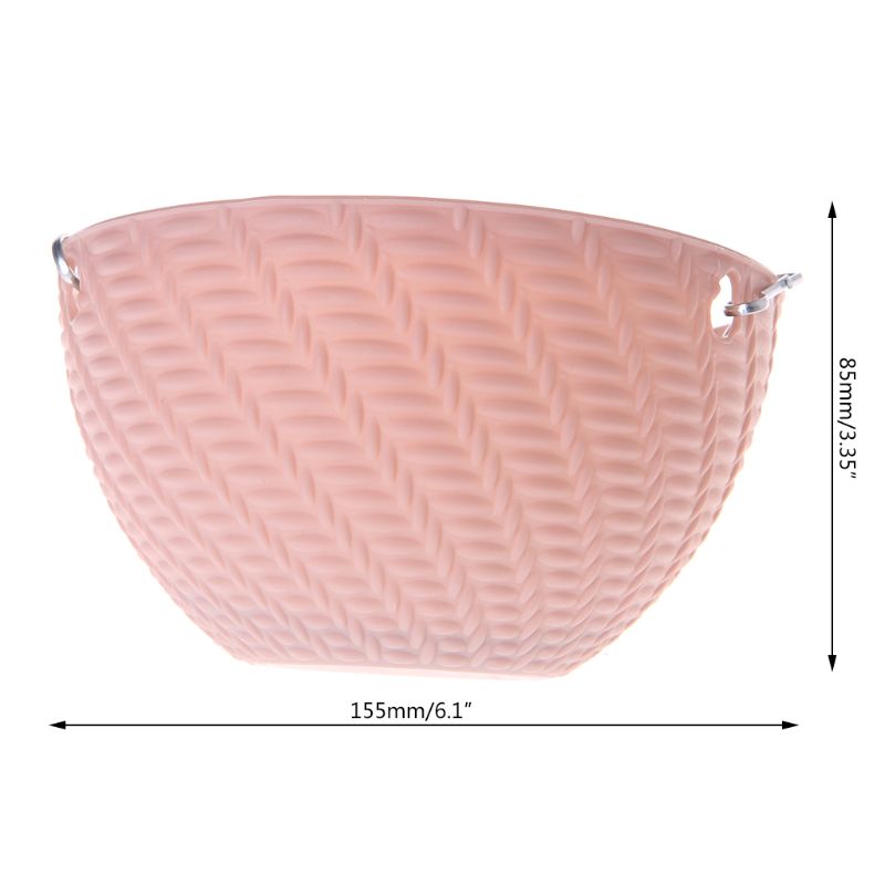 OOTDTY Round Plastic Hanging Basket Flower Pot 16x... – Vicedeal