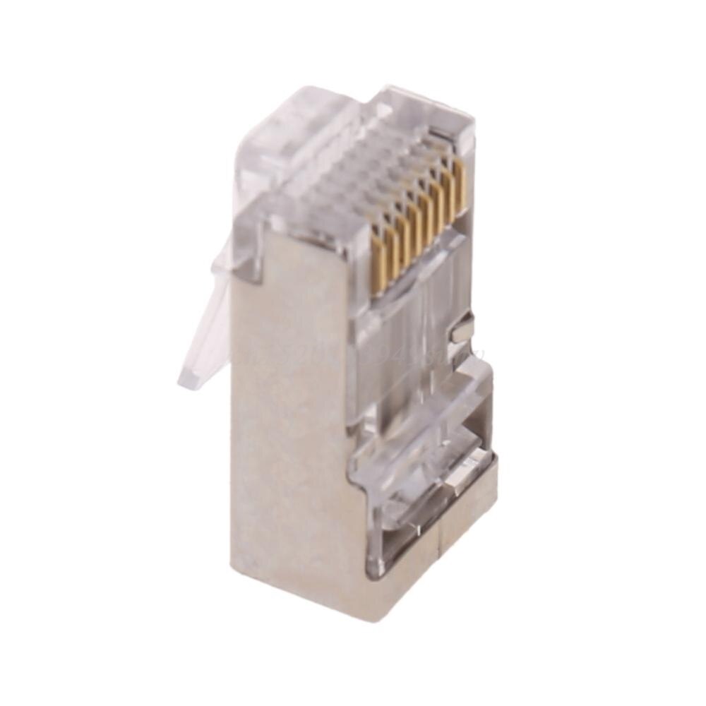 Conector de clavija Modular Cat6, 8 pines, RJ45, 8... – Grandado