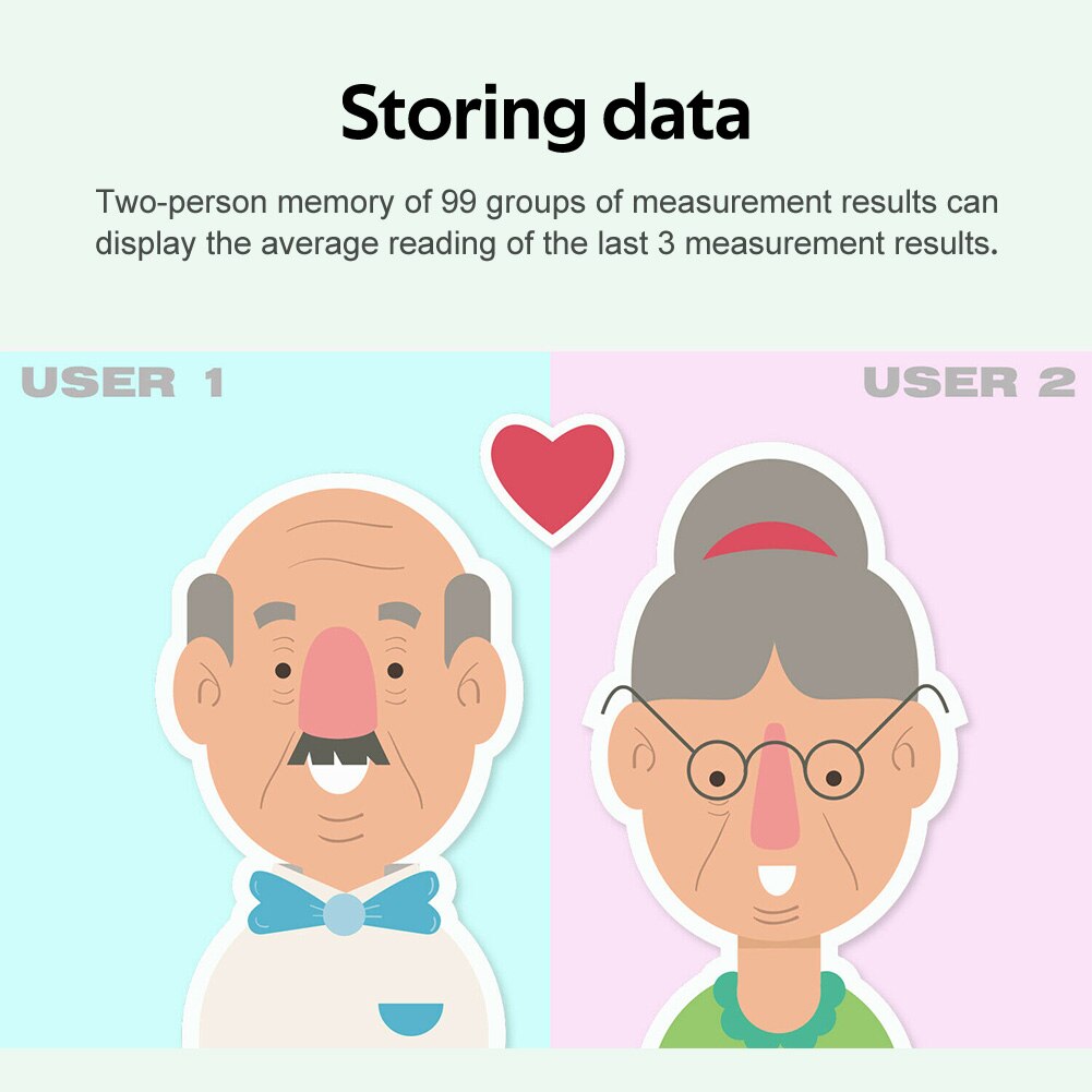 Arm Automatic Digital Blood Pressure Monitor Heart... – Grandado