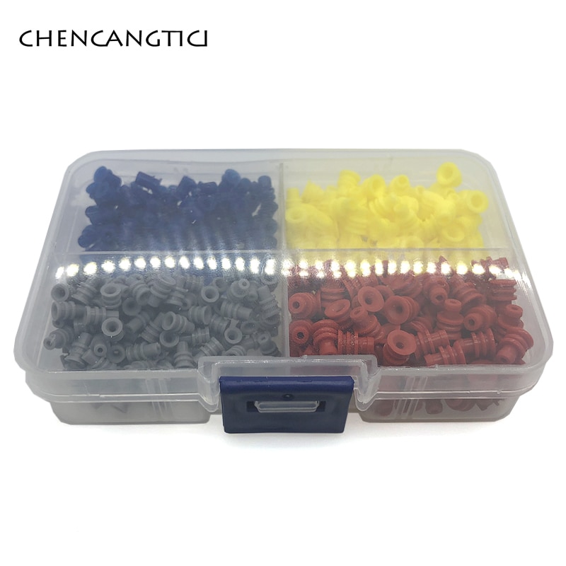 400 pcs piece Sealed 1.5mm 3.5mm connector rubber ... – Grandado