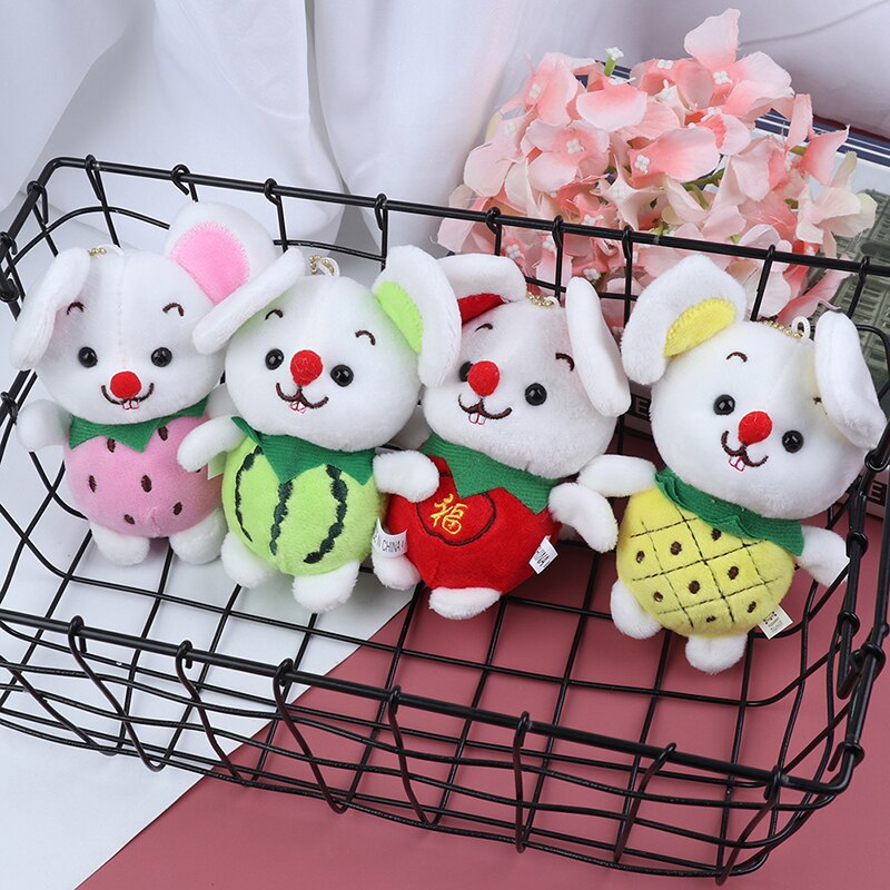 Rat Year Mascot Toy Cute Striped Clothes Mouse Dol... – Grandado