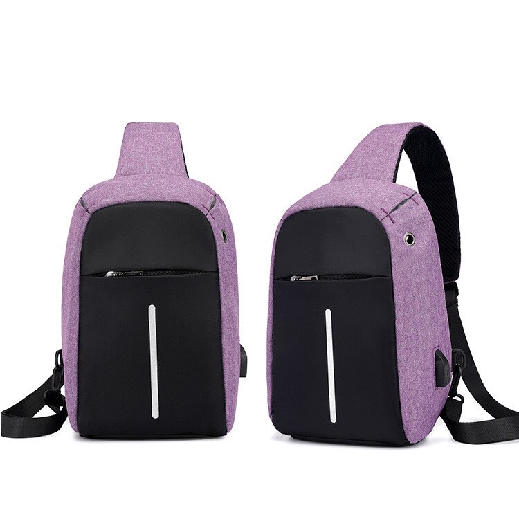 bagpack cross body bags Small usb charge one shoul... – Vicedeal