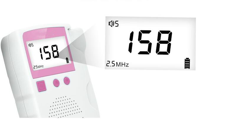 2.0MHz LCD Digital Prenatal Fetal Doppler Heart So... – Vicedeal