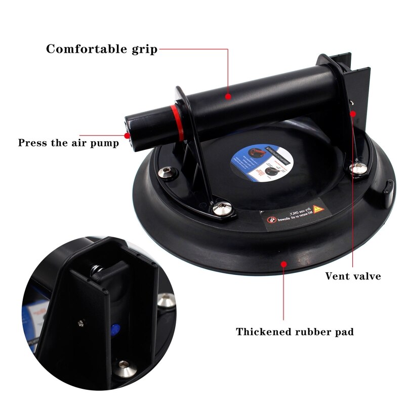 8 Inch 200 Kg Vacuum Suction Cup Vacuum Panel Lift... – Grandado