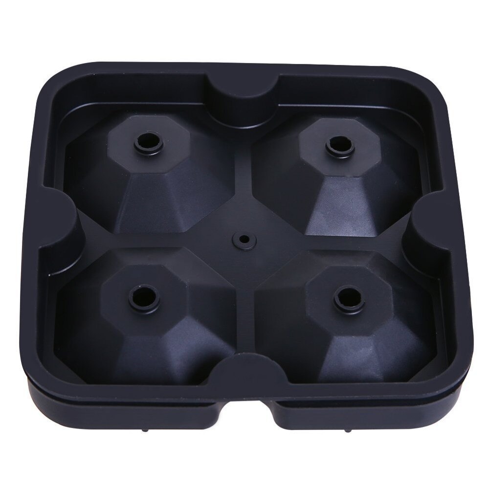 Large Black or Blue Silicone Ice Cube Molds Diamon... – Vicedeal