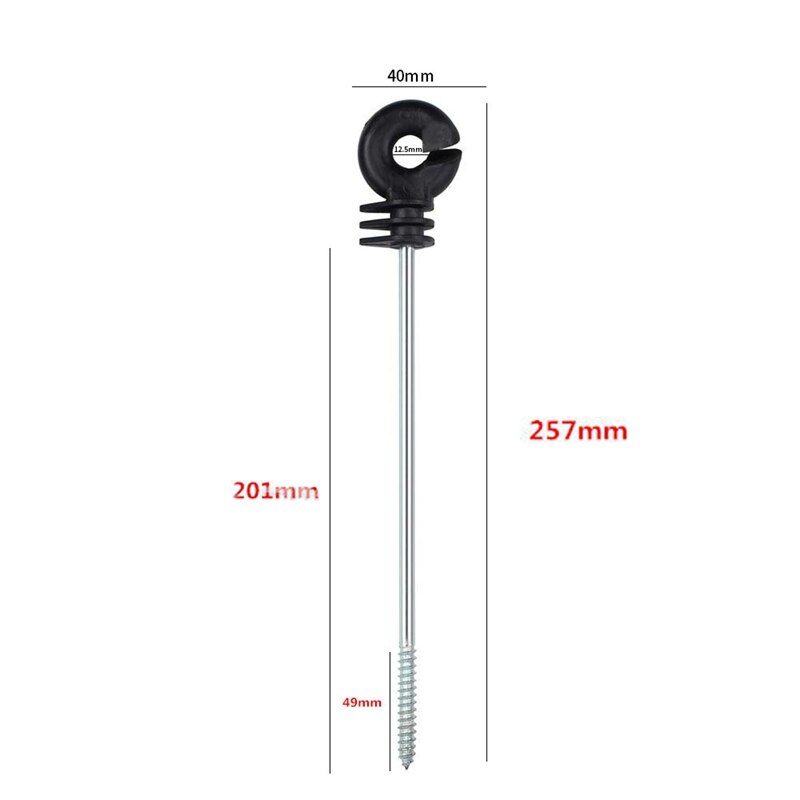 25 PCS Electric Fence Distance Insulators, Plastic... – Vicedeal