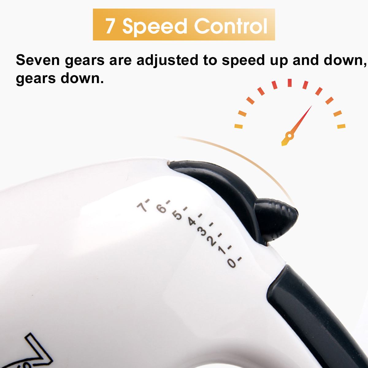 180W 220V 7 Speed Manual Mini Dough Hand Mixer Foo... – Grandado