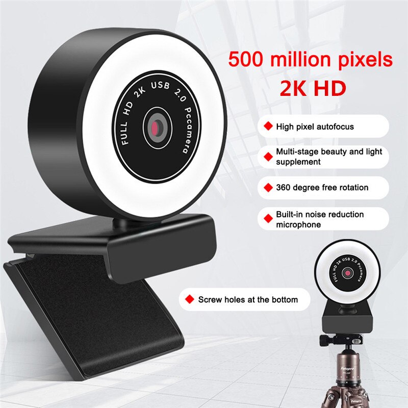 Autofocus Hd Webcam 1080P 2K Usb 5 Miljoen Pixels ... – Vicedeal