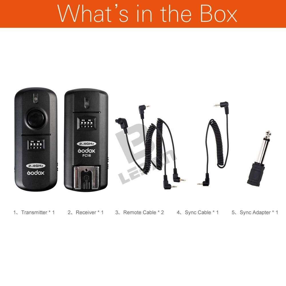 Godox 16 channels Fc-16 Studio 2.4Ghz Remote Wirel... – Vicedeal