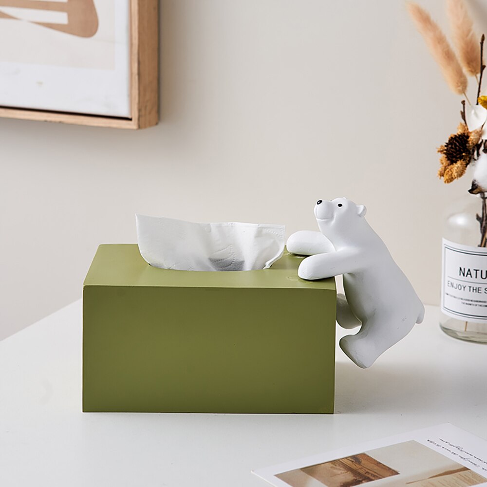 Animal Model Tissue Doos Desktop Papier Houder Han... – Grandado