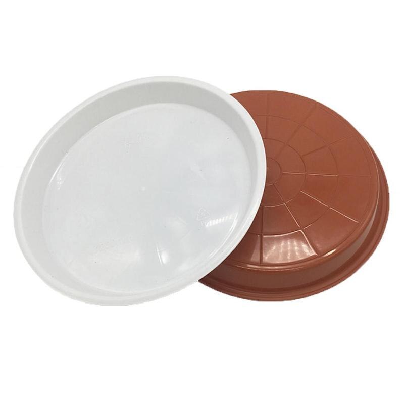 Tray Plastic Potted Flower Flat Edge Round Water T... – Vicedeal