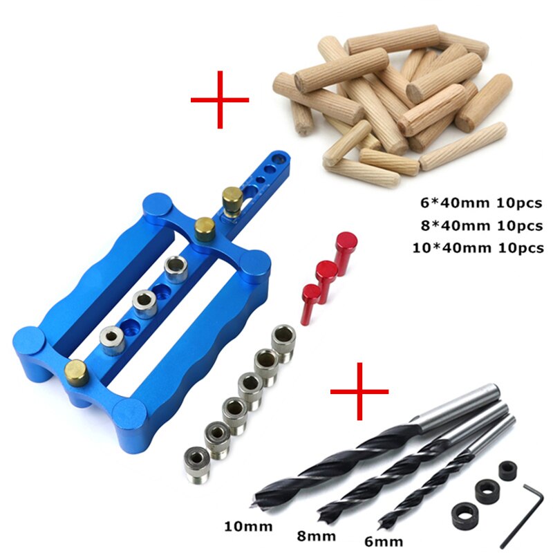 Houtbewerking Zelfcentrerend Doweling Jig 6/8/10mm... – Vicedeal