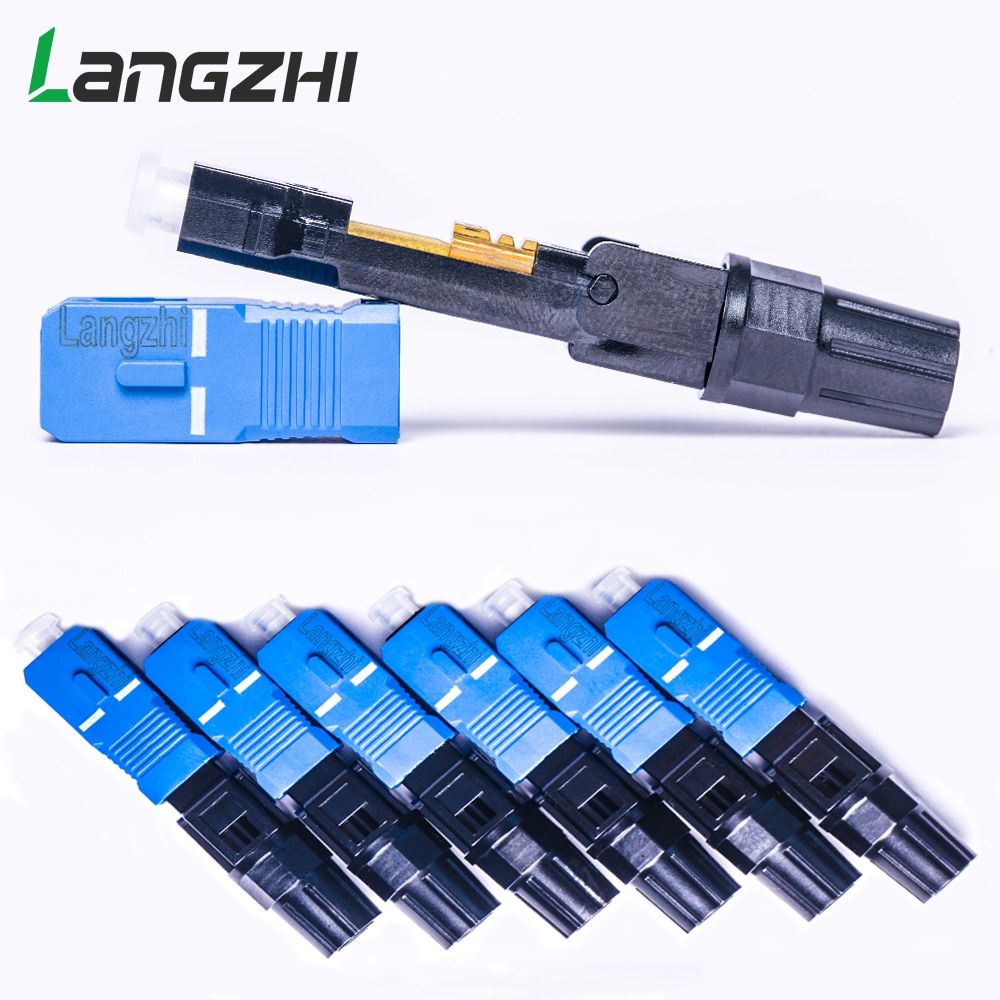 SC UPC Fiber Optic Fast Connector 100 SC FAST conn... – Grandado
