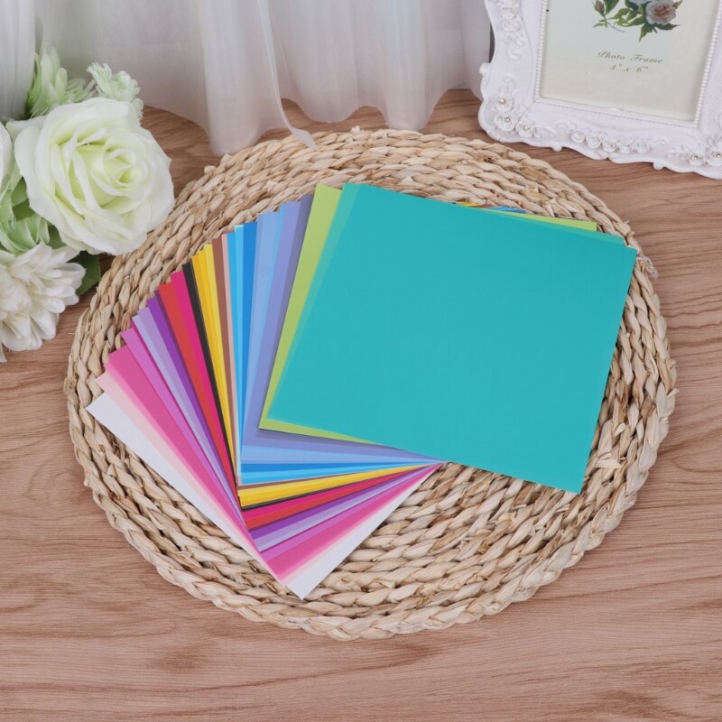 Origami Paper 50 Sheets 50 Colors Double-Sided Squ... – Vicedeal