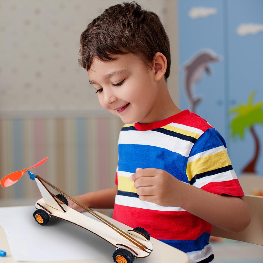 Rubber Band Power Car DIY Educational Science Kits... – Grandado