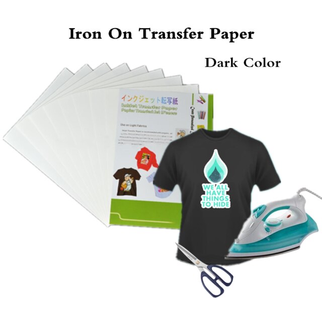(A4*30sheets) Iron On Transfer Paper for Dark and ... – Vicedeal