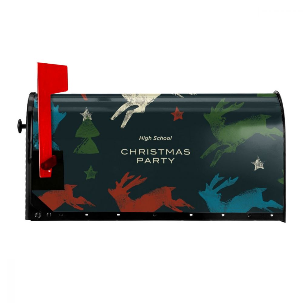 High School Christmas Party Background Mailbox Cov... – Grandado